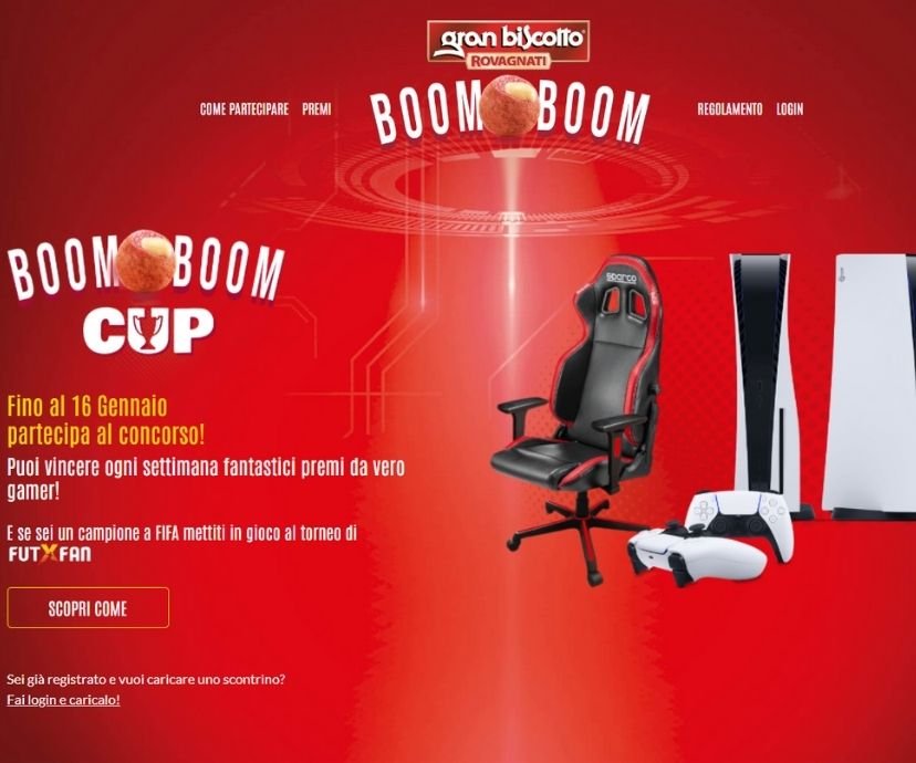 Concorso Rovagnati BOOM BOOM CUP - Premi e Concorsi
