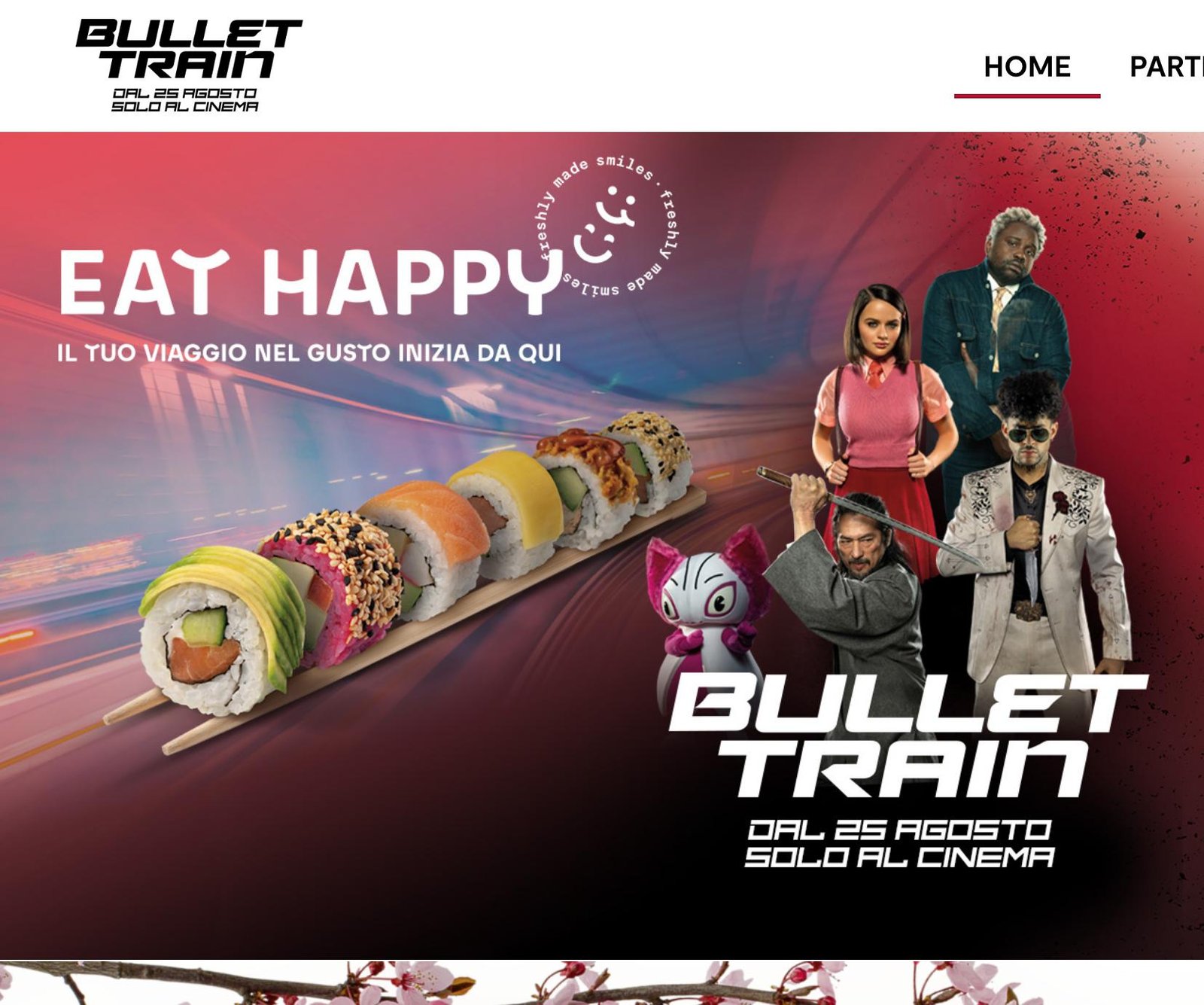 Concorso Vinci con Eat Happy e Bullet Train - Premi e Concorsi