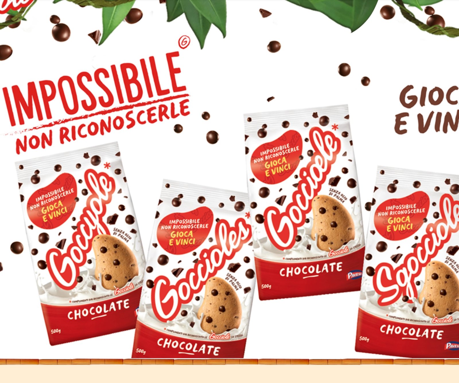 Concorso Gocciole IMPOSSIBILE NON RICONOSCERLE - Premi e Concorsi