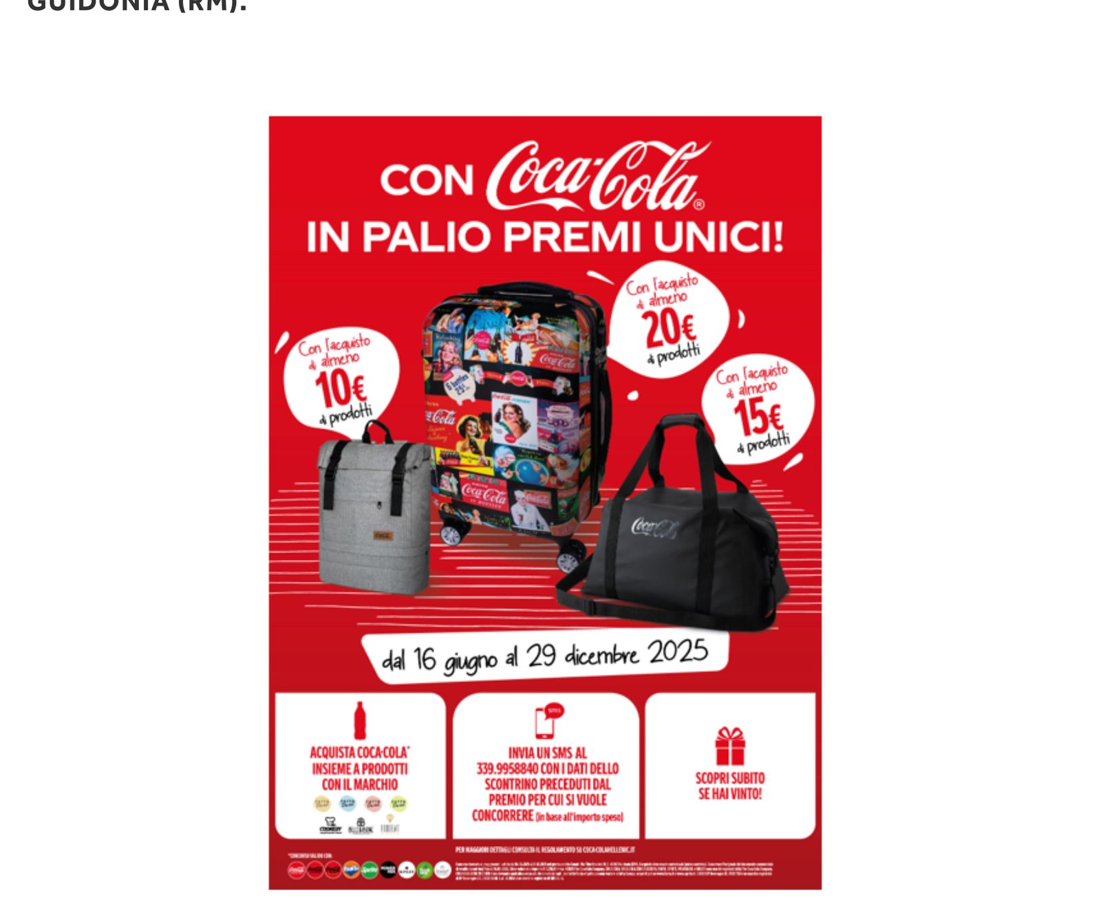 Concorso PROVA A VINCERE CON COCA-COLA - Premi e Concorsi