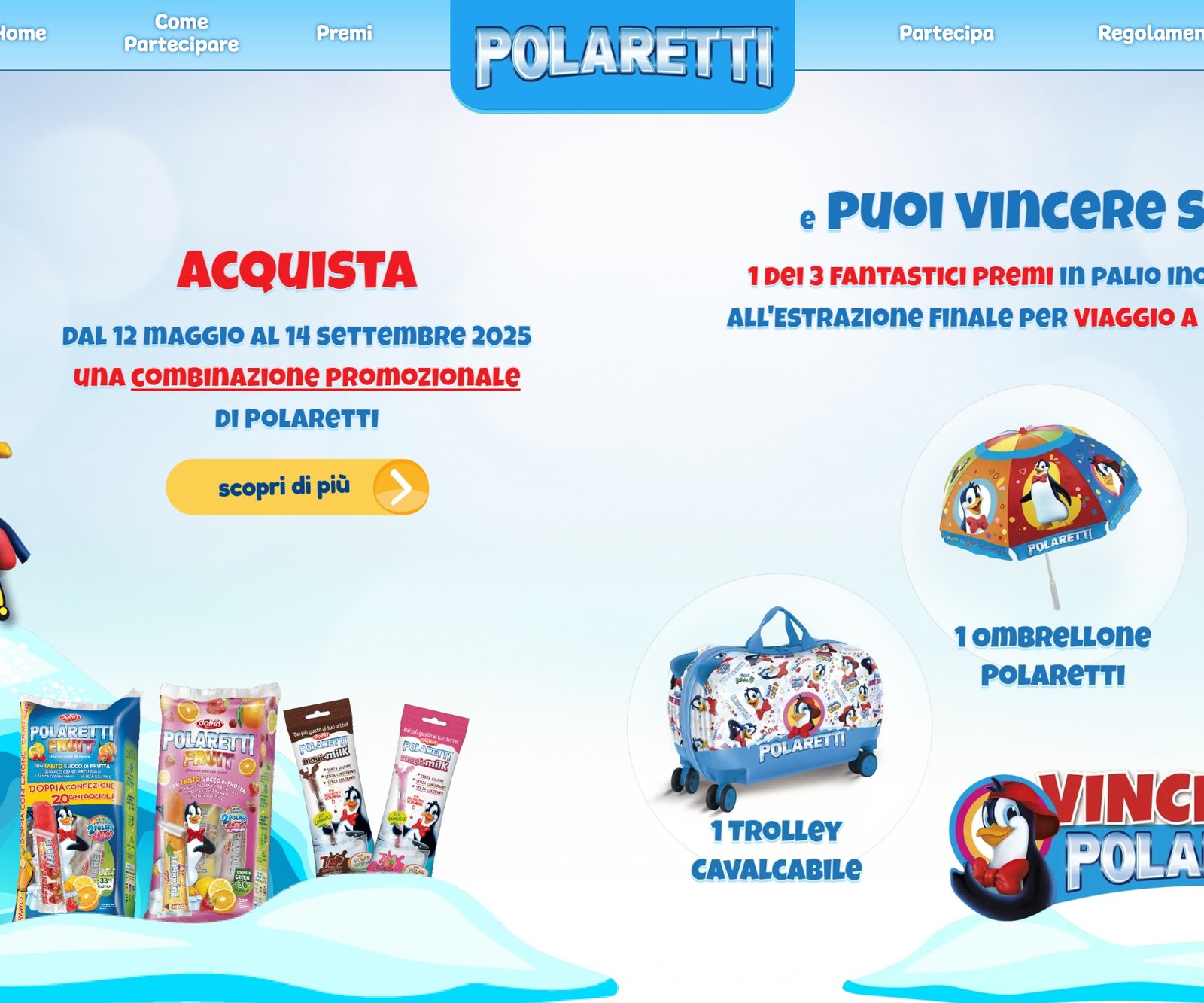 Concorso VINCI CON I POLARETTI 2025 - Premi e Concorsi