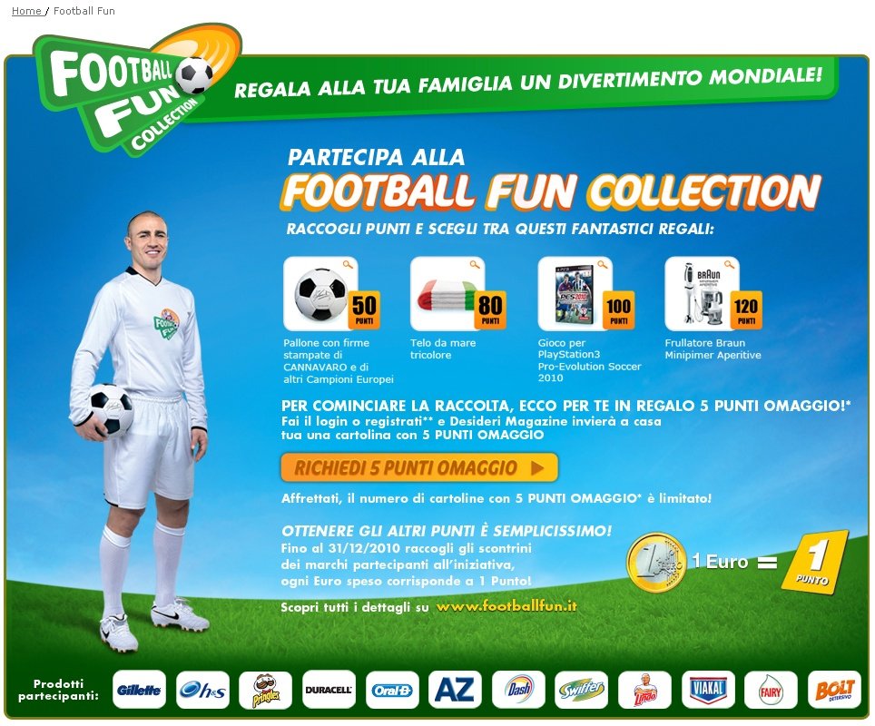 Football Fun Collection - Procter & Gamble - Vincere Sport, Vincere ...